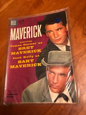 JAMES GARNER as MAVERICK / FOUR COLOR #980 Dell Comics (1959) - FAIR ...