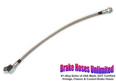 STAINLESS REAR BRAKE HOSE Ford Fairlane 1967 1968 1969 1970 except ...