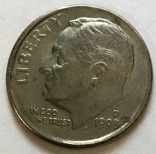 UNITED STATES 1998 D . ONE DIME . ERROR . MIS-STRIKE | eBay