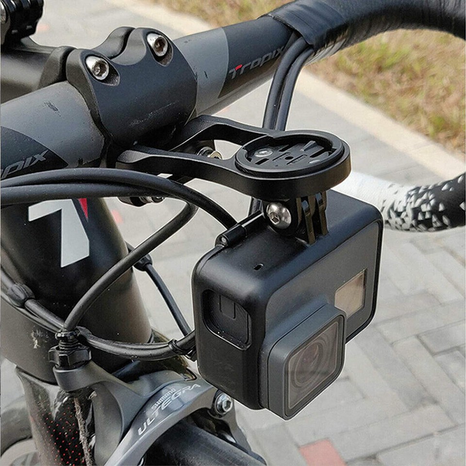 Bike Bicycle Stem Extension Computer Mount Holder For Garmin Bryton ...
