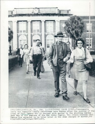 1973 Seminole County Georgia Folk Carl Isaacs Trial Courthouse Press ...