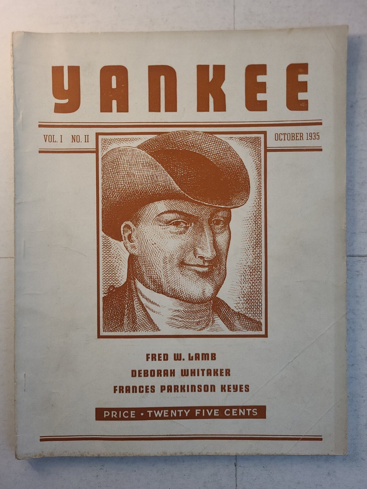 Beyond Rare 2nd Issue of YANKEE MAGAZINE (V. I NO. II) Oct. 1935 - New ...