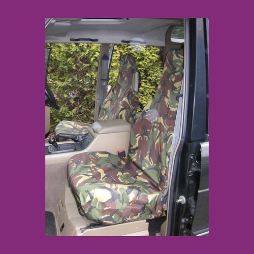 Land Rover Discovery Series 1 Tailored Waterproof Green Camo Front Seat ...
