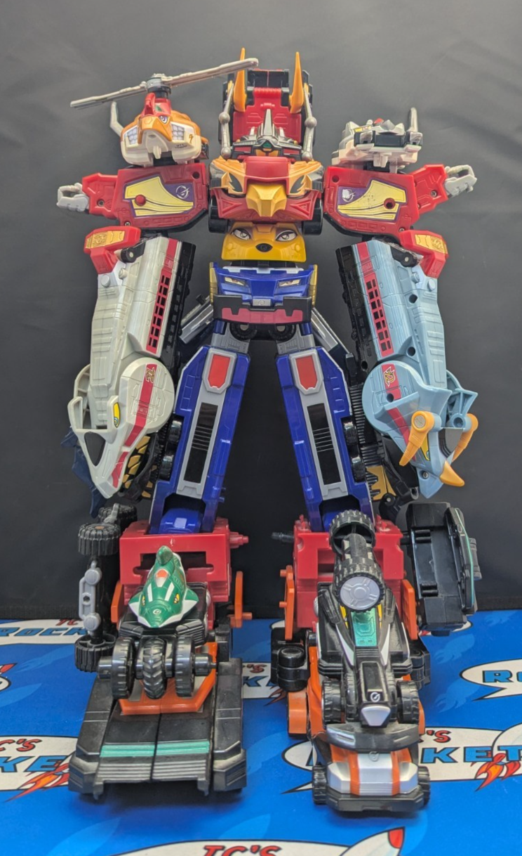 Power Rangers RPM Goonger DX Engine-O G12 Megazord Gattai Soul BANDAI ...