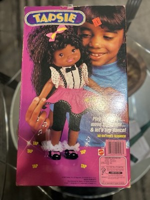 Mattel Tapsie Tap Dancing Doll 1990 Vintage Complete Set with ...