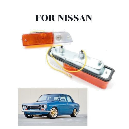 For Nissan DATSUN BLUEBIRD 510 710 160J FRONT PARKING TURN SIGNAL LIGHT ...