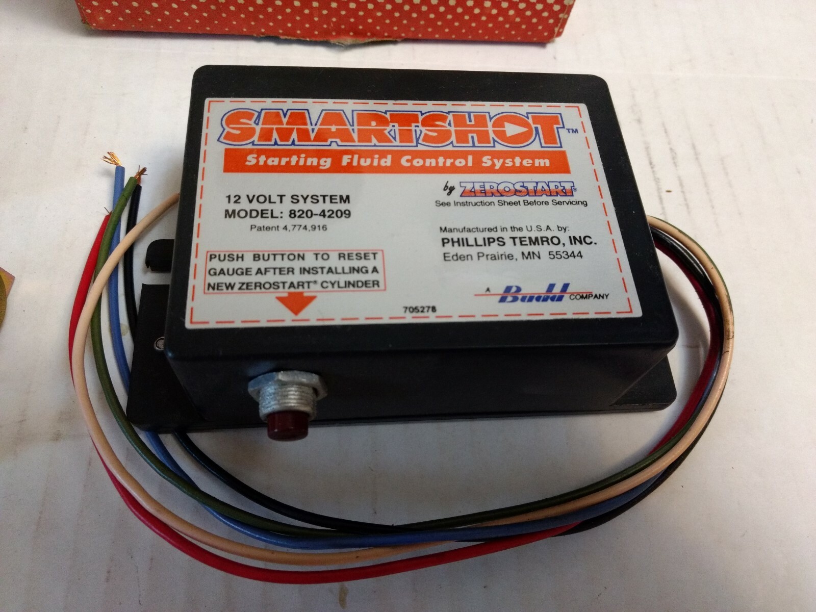 zerostart smartshot kit 820-4217 ether starting fluid control system ...