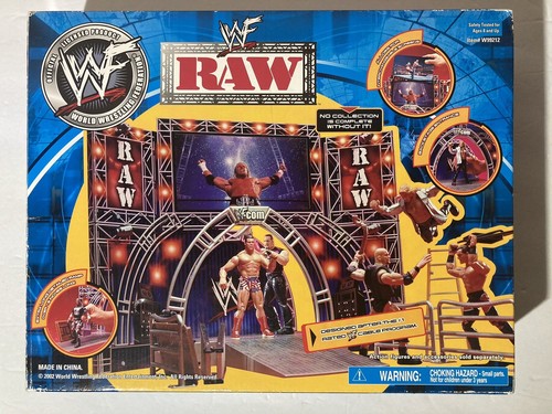 WWF RAW is WAR Playset - 2001 Jakks Pacific *RARE | eBay