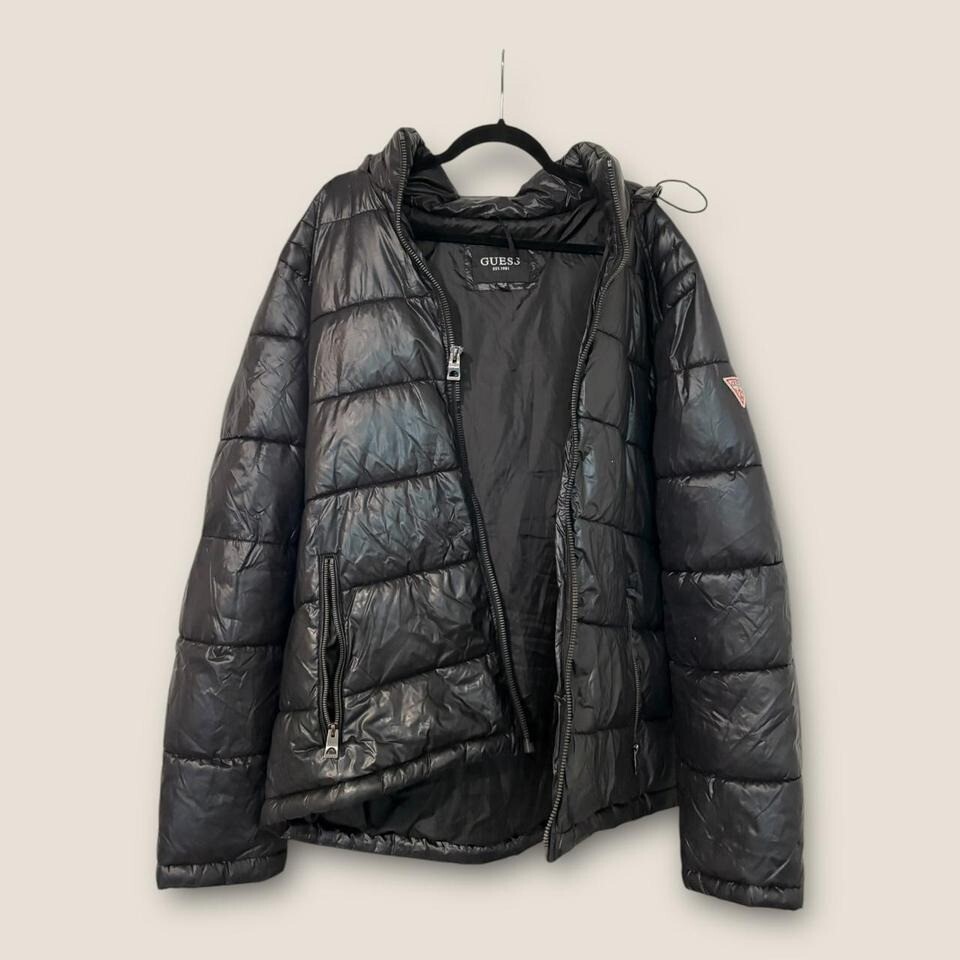 Black Guess puffer jacket 2X - Gem
