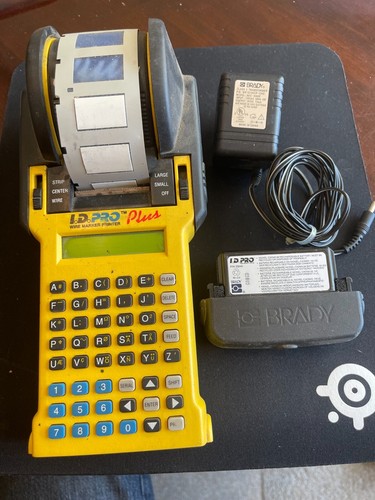 Brady I.D. Pro Plus Wire Marker Printer with Power Supply and labels | eBay