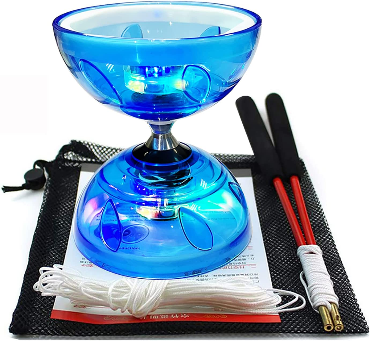 Flight Diabolo Chinese Yoyo Buy 2 Sets Diabolo Fiberglass Sticks Light