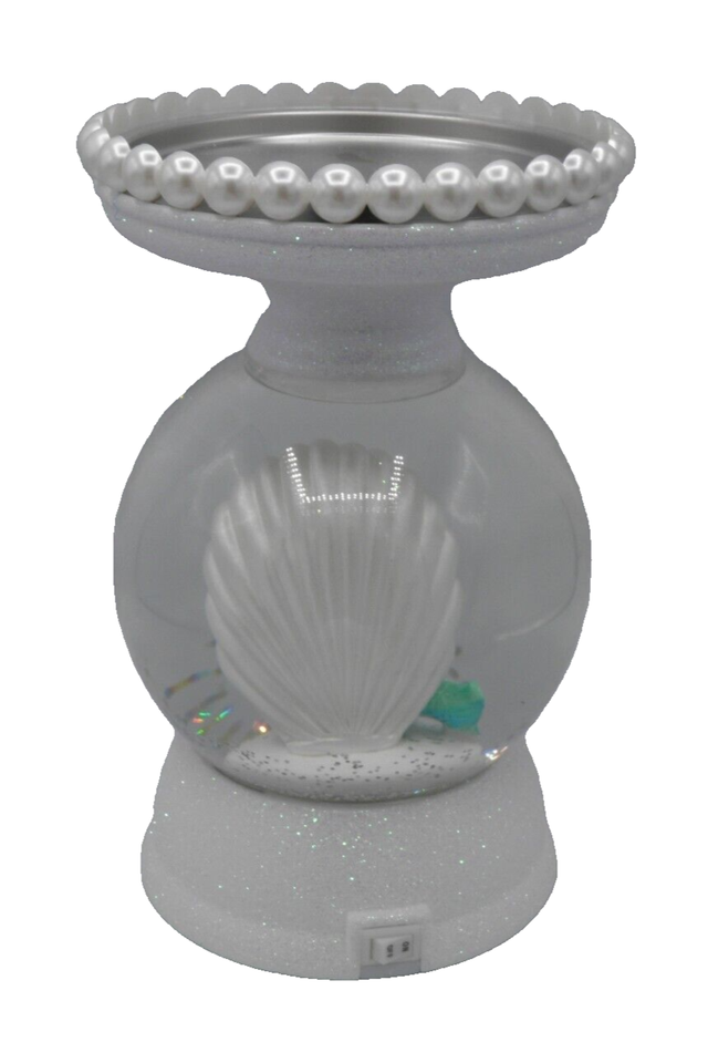 Bath & Body Works Mermaid Water Globe Pedestal Candle Holder Lighted ...