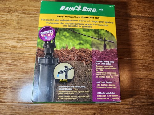 Rain Bird CNV182EMT Black 6 Emitter Drip Irrigation Conversion Kit DC-6 ...