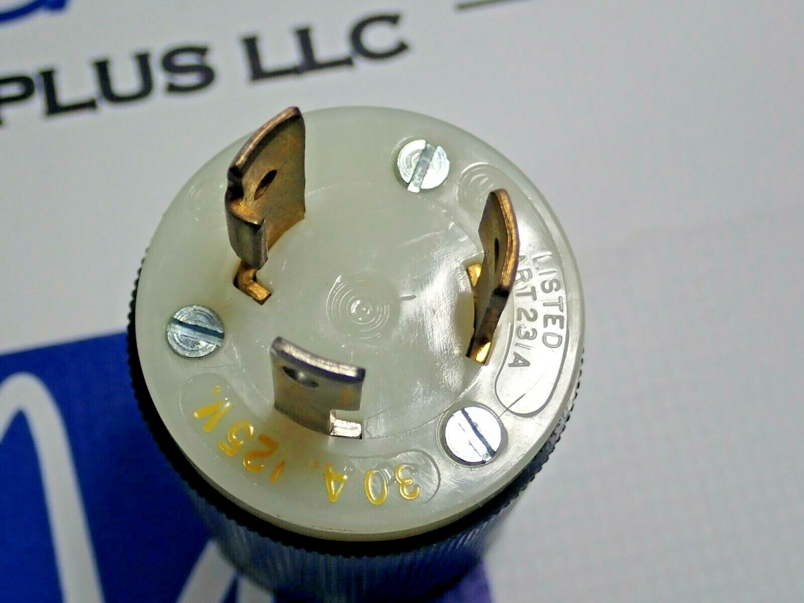 HUBBELL 231A 30A 125V TWIST LOCK MALE PLUG | eBay
