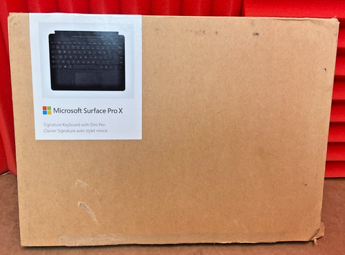 Microsoft Surface Pro X Signature Keyboard Pen Bundle Black QJV-00001 ...