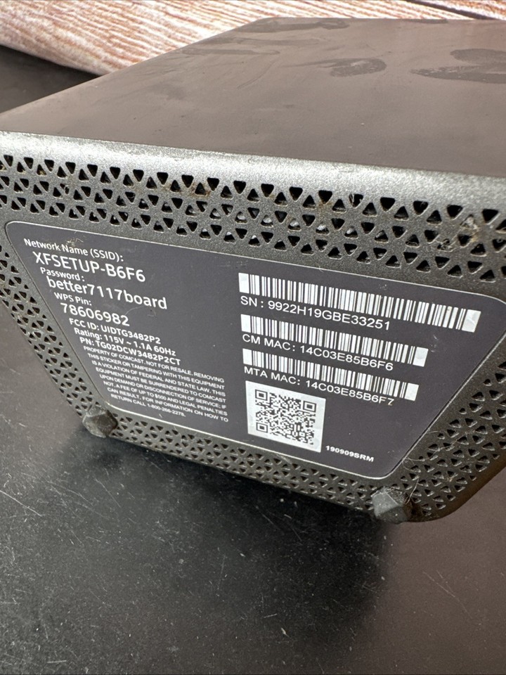 Comcast Xfinity XB6-T GIGABIT Modem WiFi Router - TESTED / WORKING | eBay