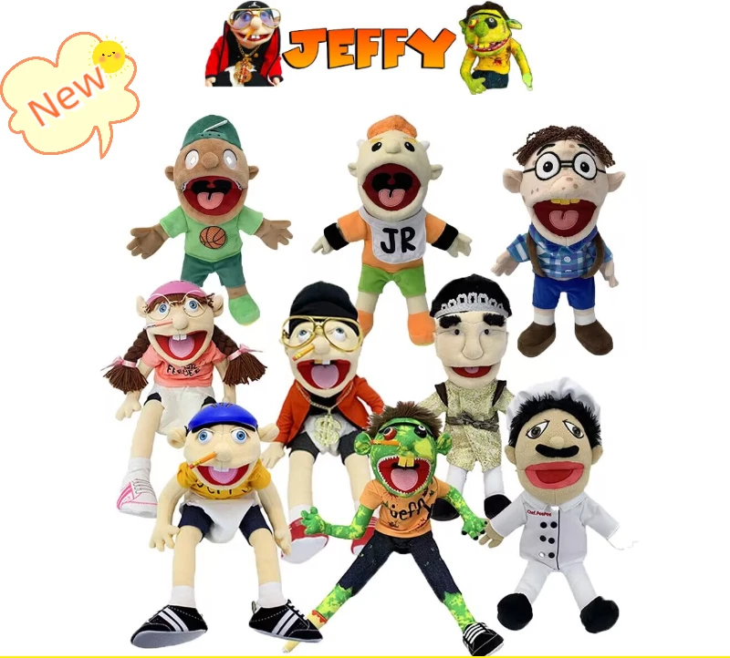 Jeffy Hand Puppet Feebee Rapper Zombie Plush Doll Toy Talk, 41% OFF