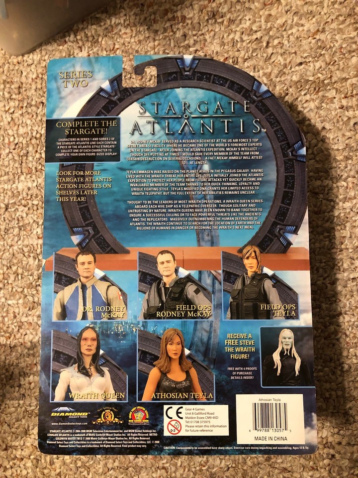 RARE Stargate Atlantis Series 2 Athosian Teyla Previews Exclusive | eBay