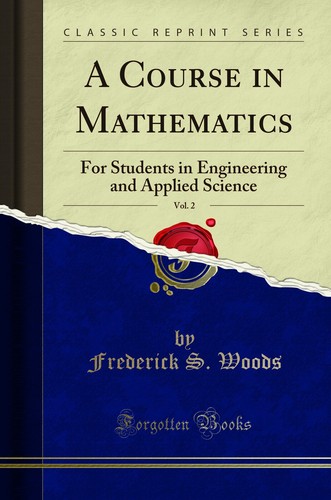 A Course in Mathematics, Vol. 2 (Classic Reprint) 9781330584385| eBay