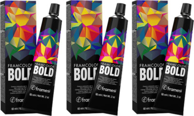 3 Pack Framesi Framcolor 2 oz BOLD Metallic Pink Quartz | eBay