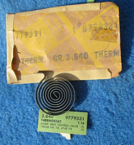 1964 1968 Pontiac Engine Heat Riser Thermostat Spring NOS GM 9779331 | eBay