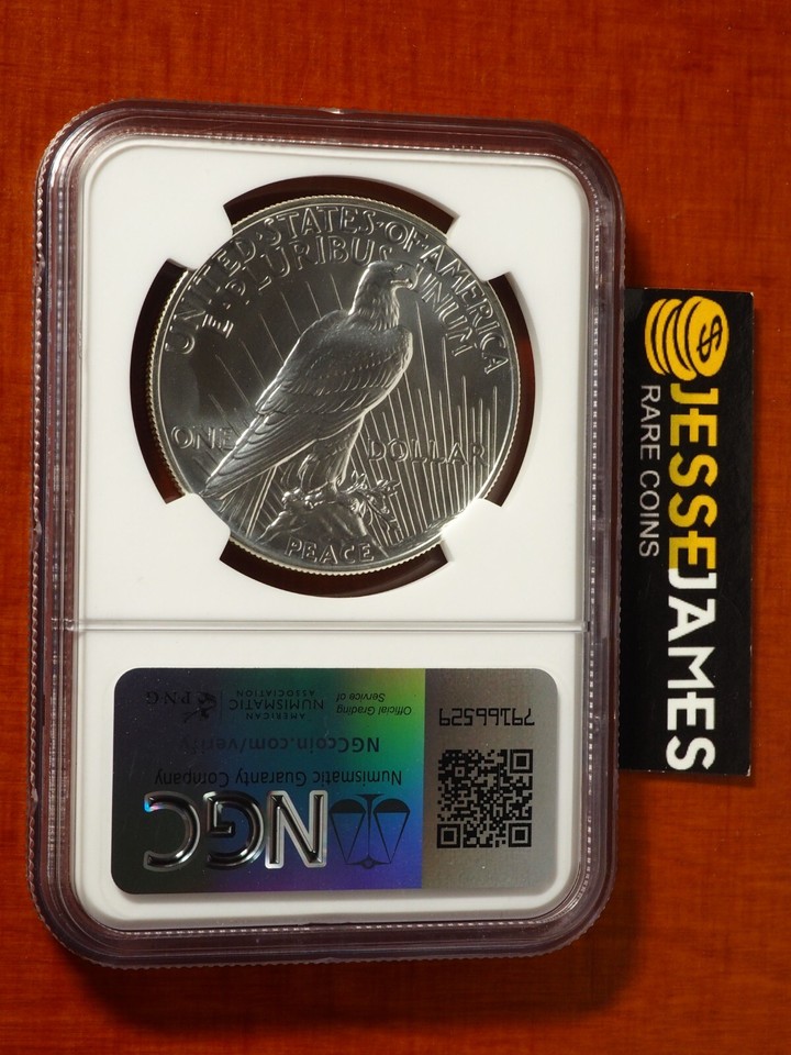 2023 $1 SILVER PEACE & MORGAN DOLLAR NGC MS70 ANNA CABRAL SIGNED ...