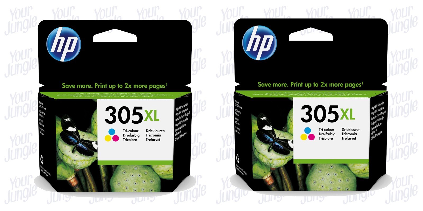 Genuine HP 305 305XL Black Colour Ink Cartridges For HP ENVY 6032e ...