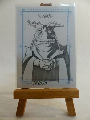 Farscape Season 3 sketch trading card sketchaFEX Rygel XVI by Pablo ...