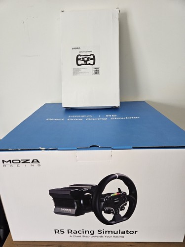 Moza R5 Direct Drive Sim Racing Bundle W/brake Upgrage & Formula Wheel ...