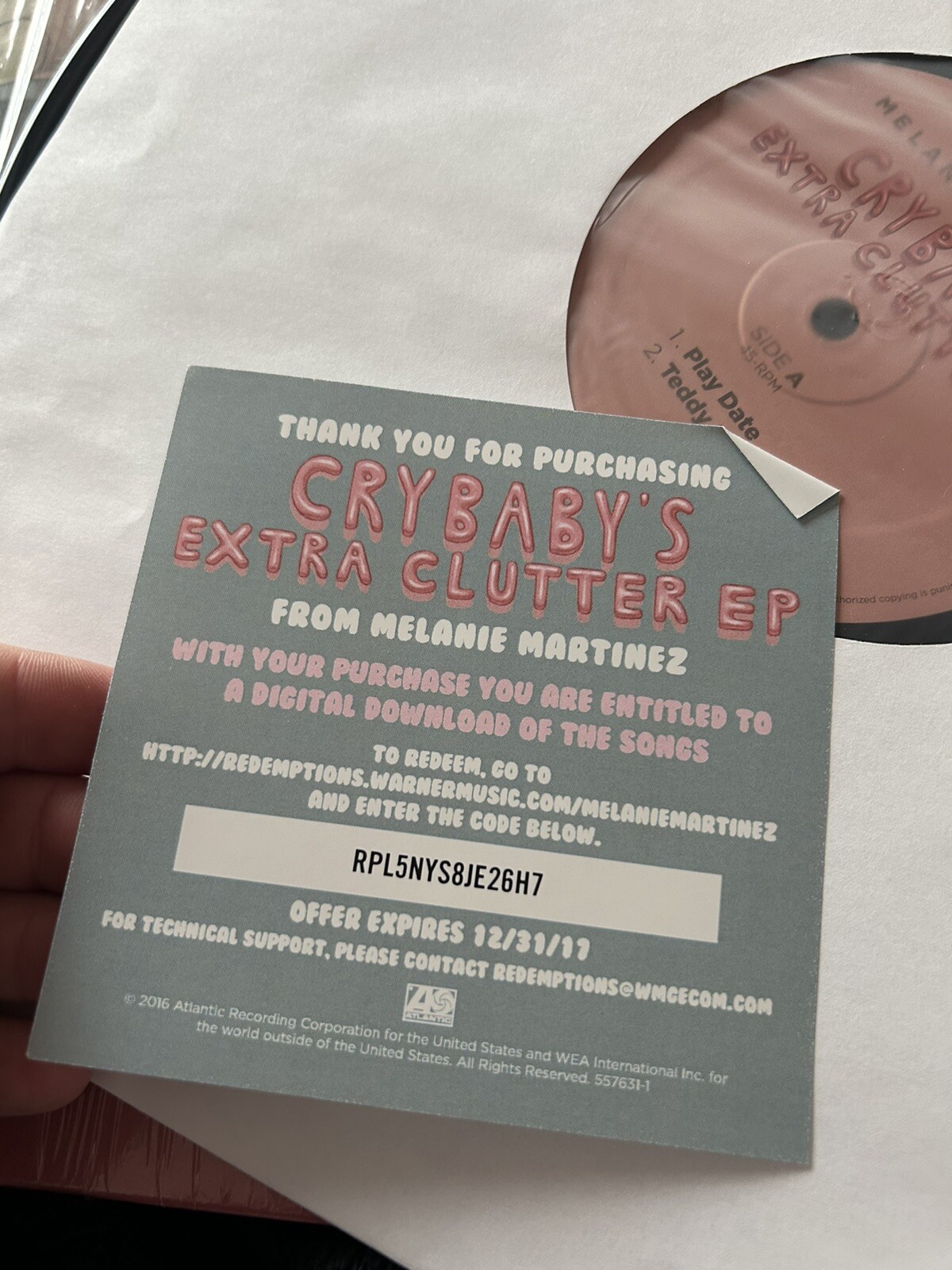 Crybaby's Extra Clutter EP by Melanie Martinez (Vinyl, 2016, Atlantic ...