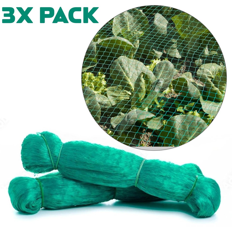 Garden Netting Mesh 4m x 5m – Green Plant Cover, Grass Seed Protector ...