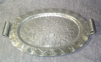 Vintage Keystoneware Paisley Aluminum Floral Tray 17 1/2", Coiled ...