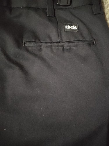 Men's Cintas comfort flex Industrial uniform Work Pants Size 36. Black ...