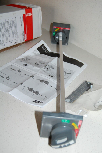 ABB 1SDA069055R1 Rotary Handle Operating Mechanism Padlock XT2-XT4 SACE ...