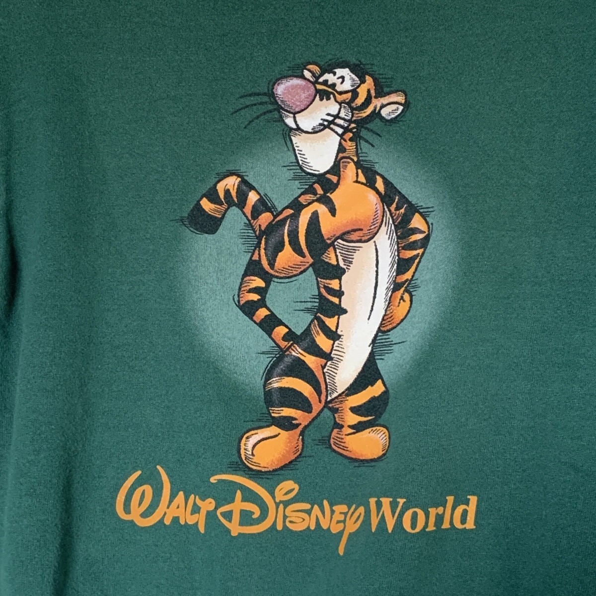 Walt Disney World Tigger Green Sweatshirt Kid's Sz M | eBay Walt Disney World Tigger Green Sweatshirt Kid's Sz M | eBay