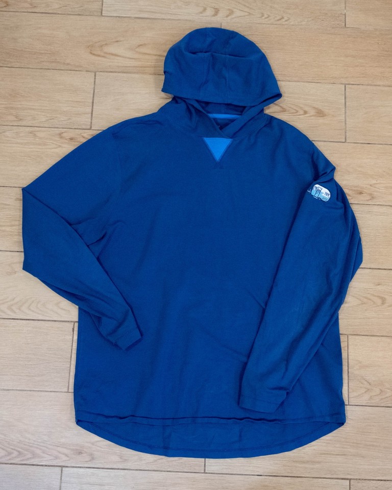 B Draddy Men's Navy Willie Hoodie Size XL Camper Logo Pre-owned ...