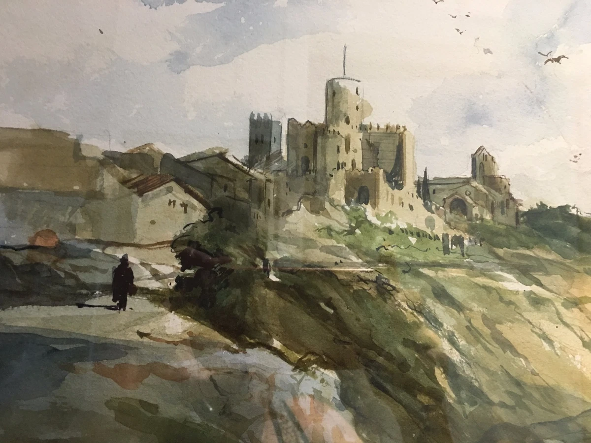 Burton Silverman Watercolor