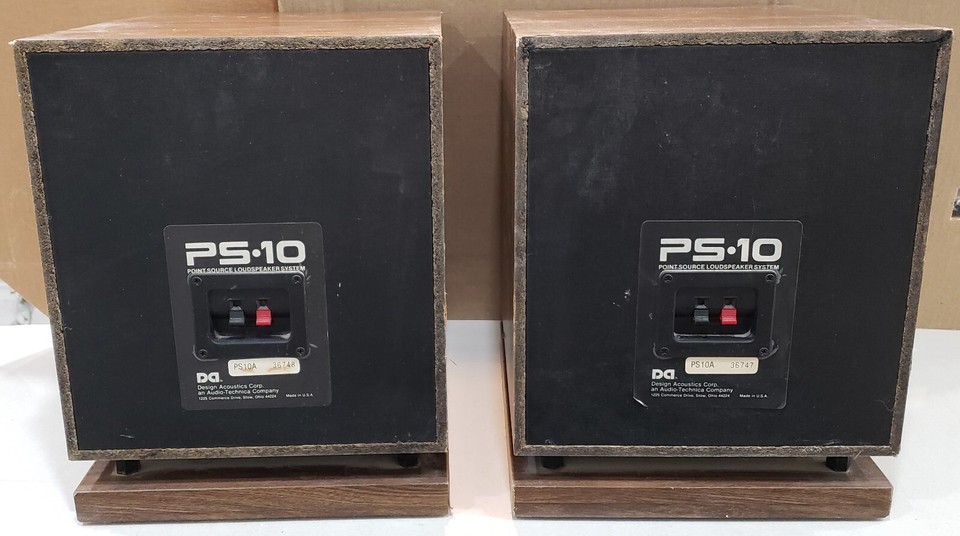 Design Acoustics PS-10 Point Source 3-Way Loudspeakers Matching Pair | eBay