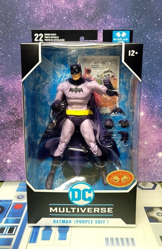 DC MULTIVERSE BATMAN PURPLE SUIT Red Platinum Edition Chase McFarlane ...