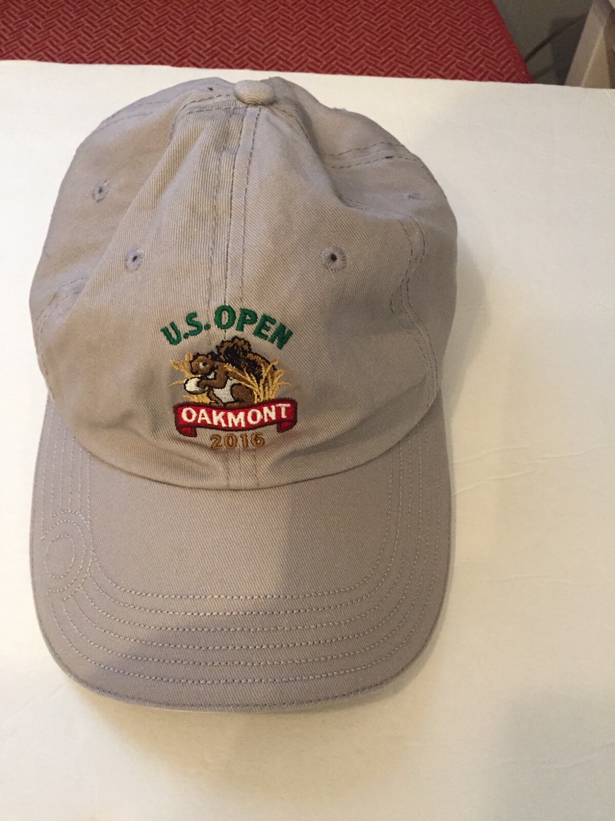 2016 US Open Golf Hat Cap Oakmont Strapback Adjustable USGA Member Gray ...