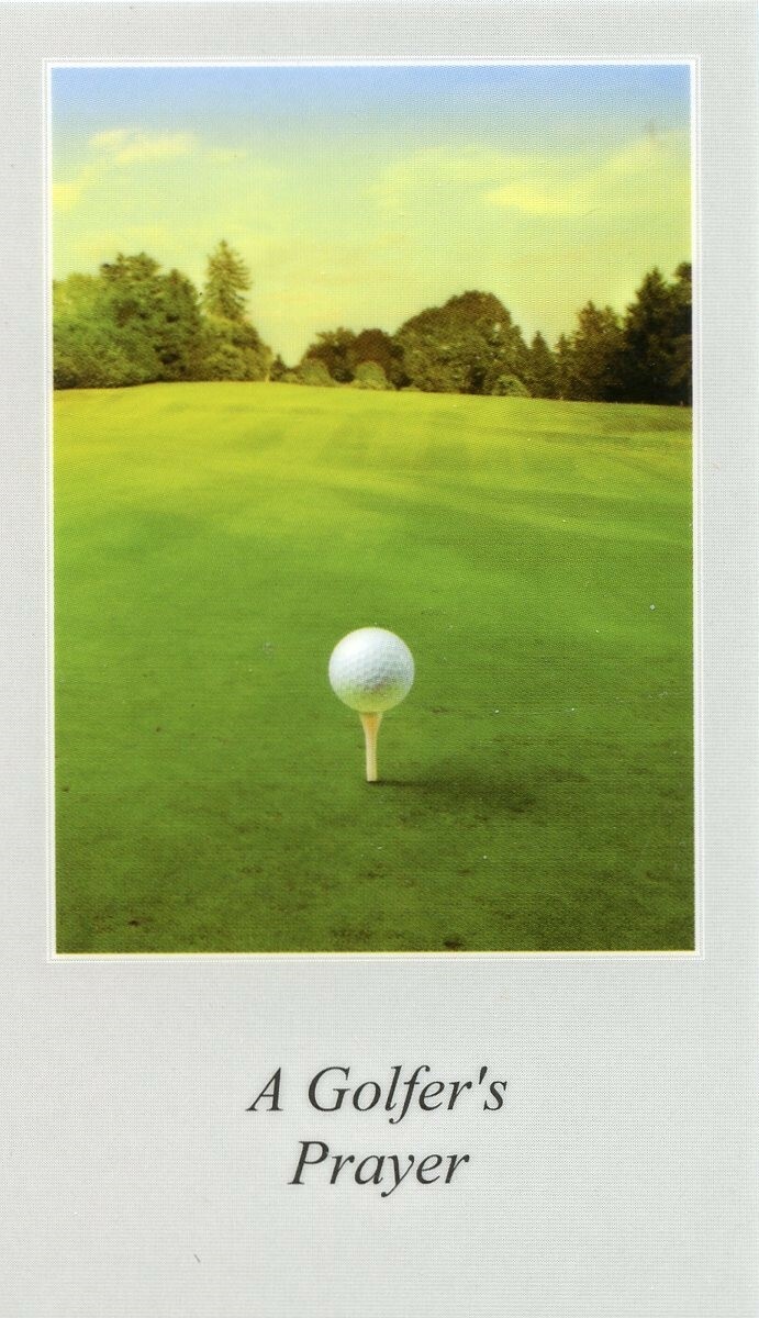 GOLFER'S PRAYER - Laminated Holy Cards. QUANTITY 25 CARDS | eBay