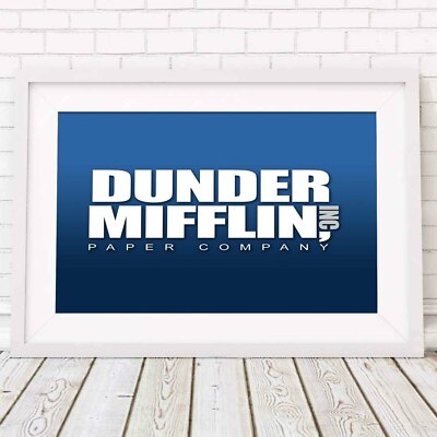 DUNDER MIFFLIN - The Office Poster Picture Print Sizes A5 to A0 **FREE ...