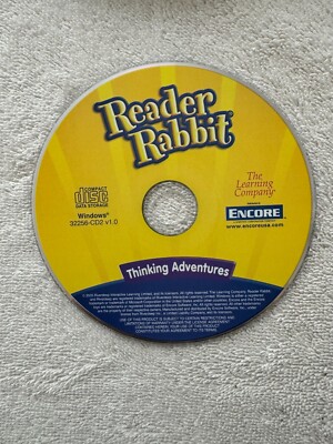 Reader Rabbit Thinking Adventures 2005 The Learning Company Win 98/XP ...
