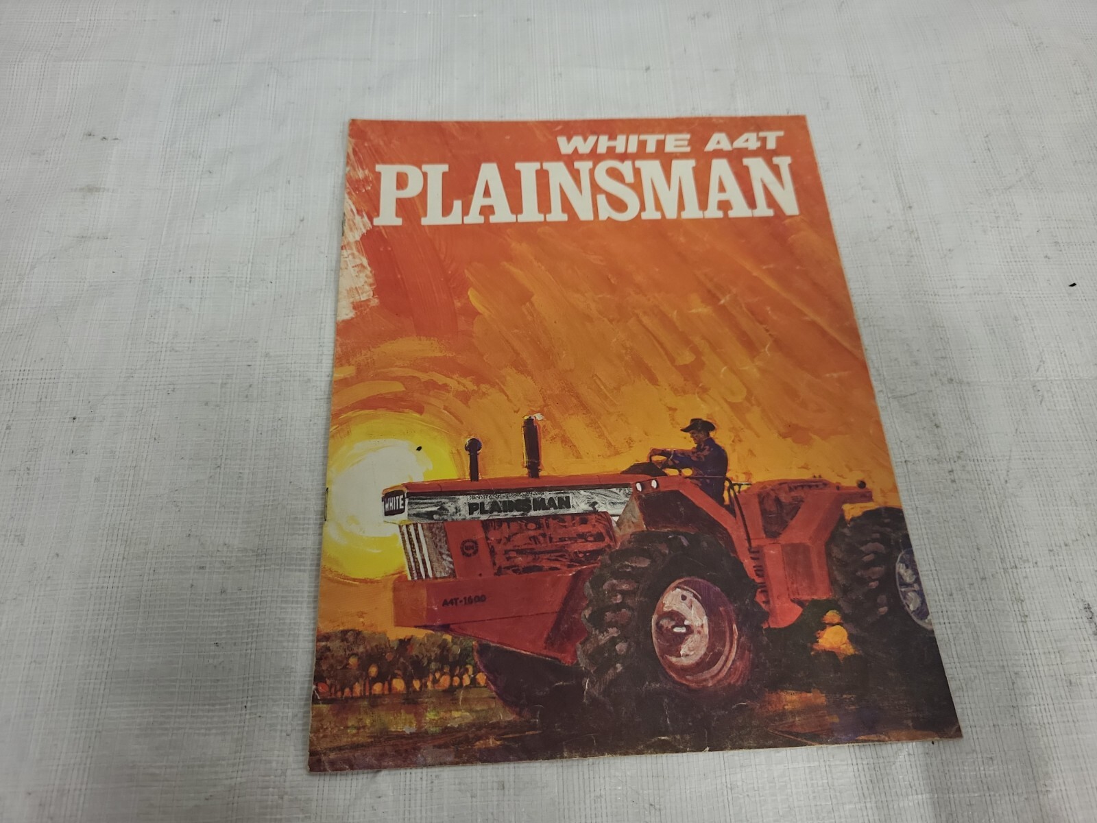 Original White A4T Plainsman Tractor Brochure Oliver Minneapolis Moline ...