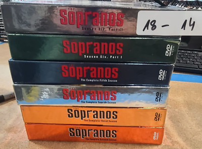 The Sopranos HBO Series DVD Season 2 3 4 5 6 (Missing Season 1) Box Set ...