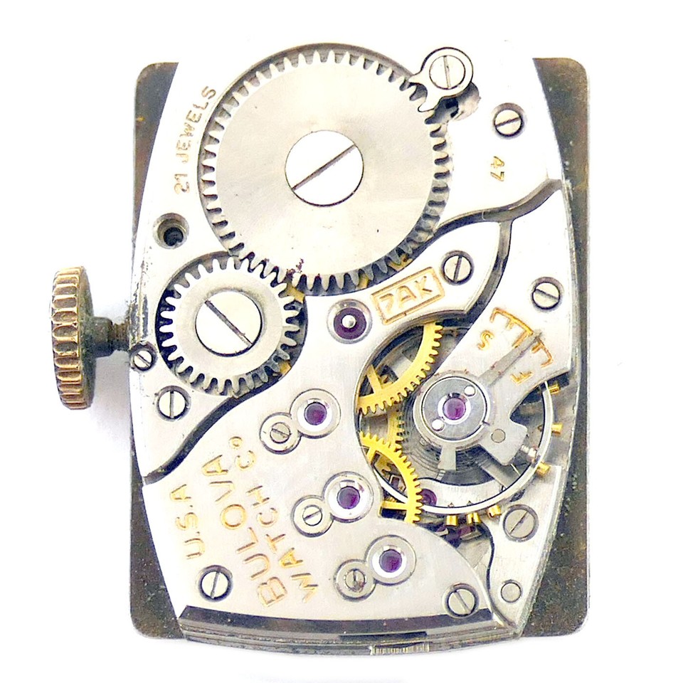 VINTAGE BULOVA 7AK 21 JEWELS DIAL AND MOVEMENT | eBay