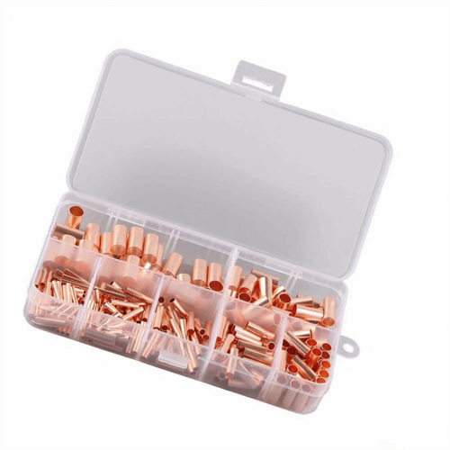 250Pcs GT Tube Connector Terminal Copper Connector Wire Connection ...