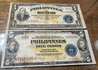 (1944) 1 and 5 Pesos Philippines Victory Notes Nice Circs. Best Price ...