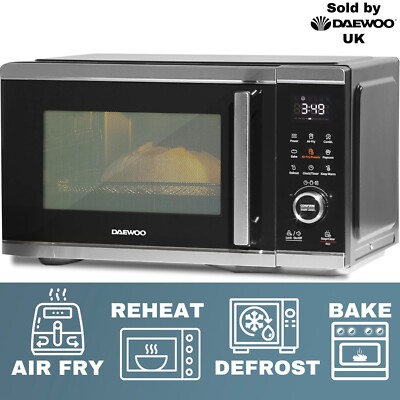 Daewoo All-in-1 Combo Air Fryer Microwave Oven 2400W 26 Litre ...