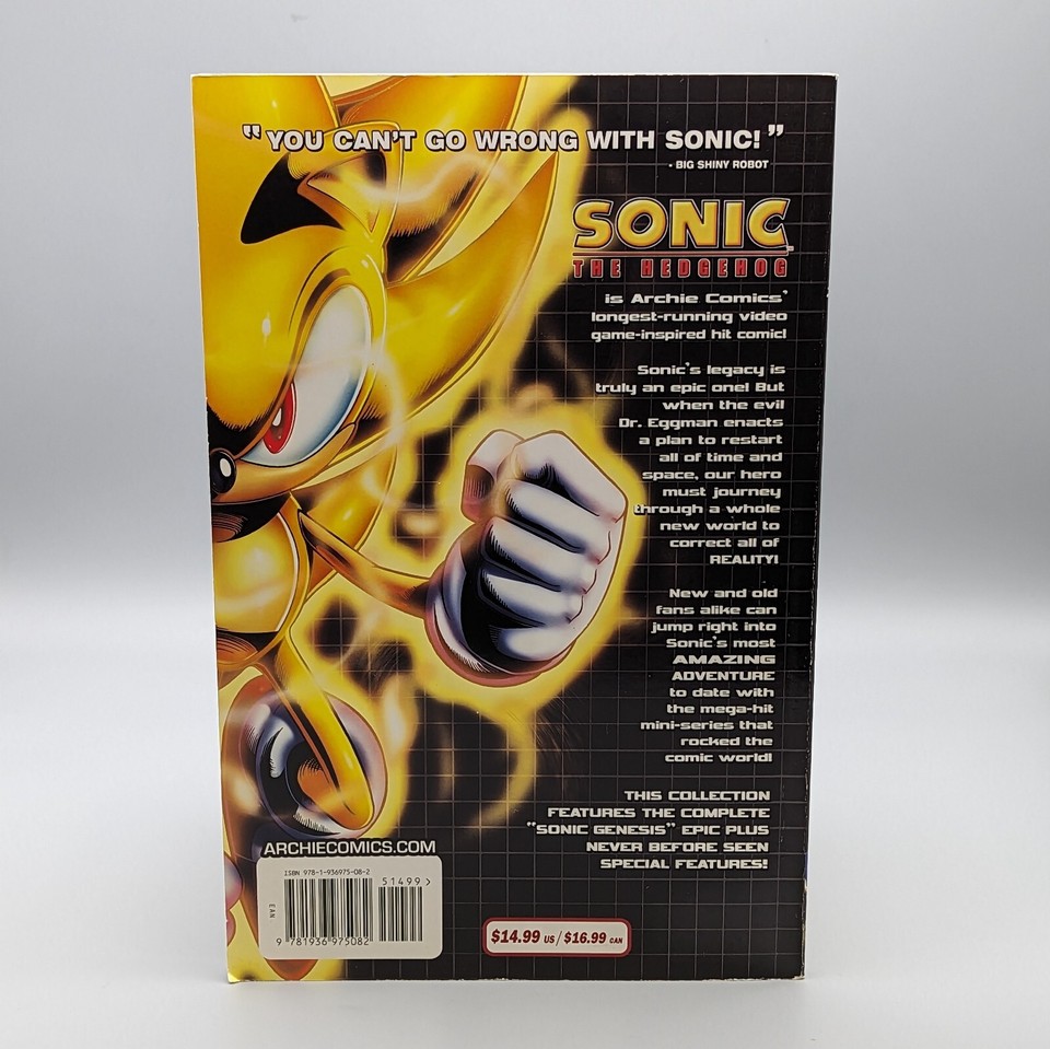 2012 Sonic Genesis by Ian Flynn and Sonic Scribes Paperback ...
